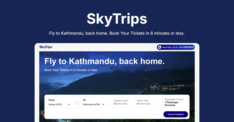 SkyTrips | Compare & Book Cheap Flights From Australia
